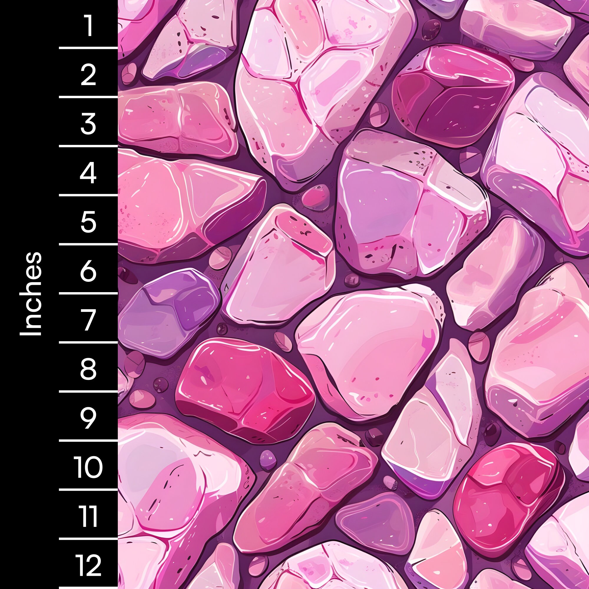 Barbie Dreamhouse Inspired Seamless Pattern - High-resolution Pink Rock ...