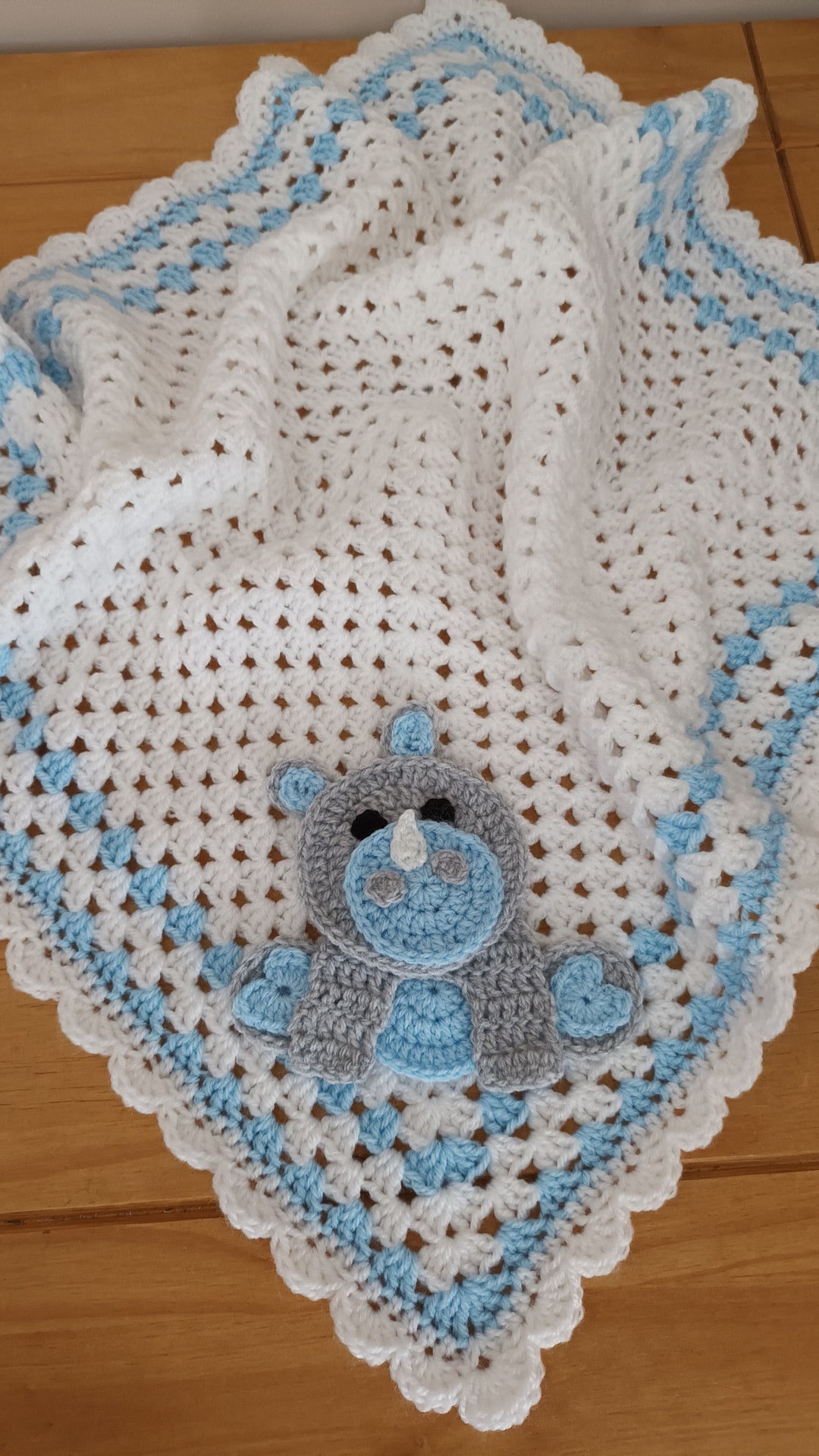 Handmade Crochet Baby Blanket - Etsy