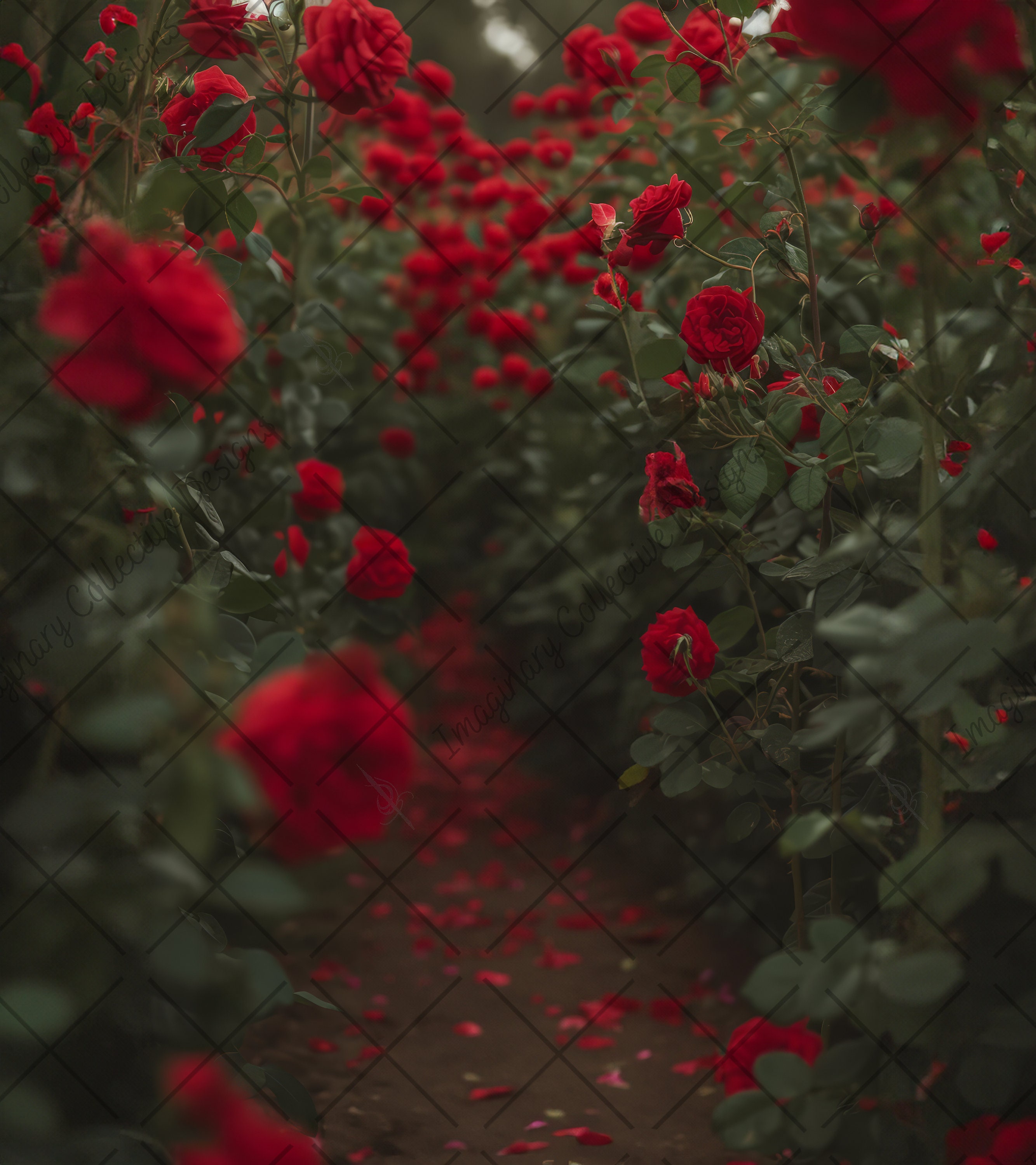 Red Roses Digital Background: Create Stunning Photo Compositions With ...