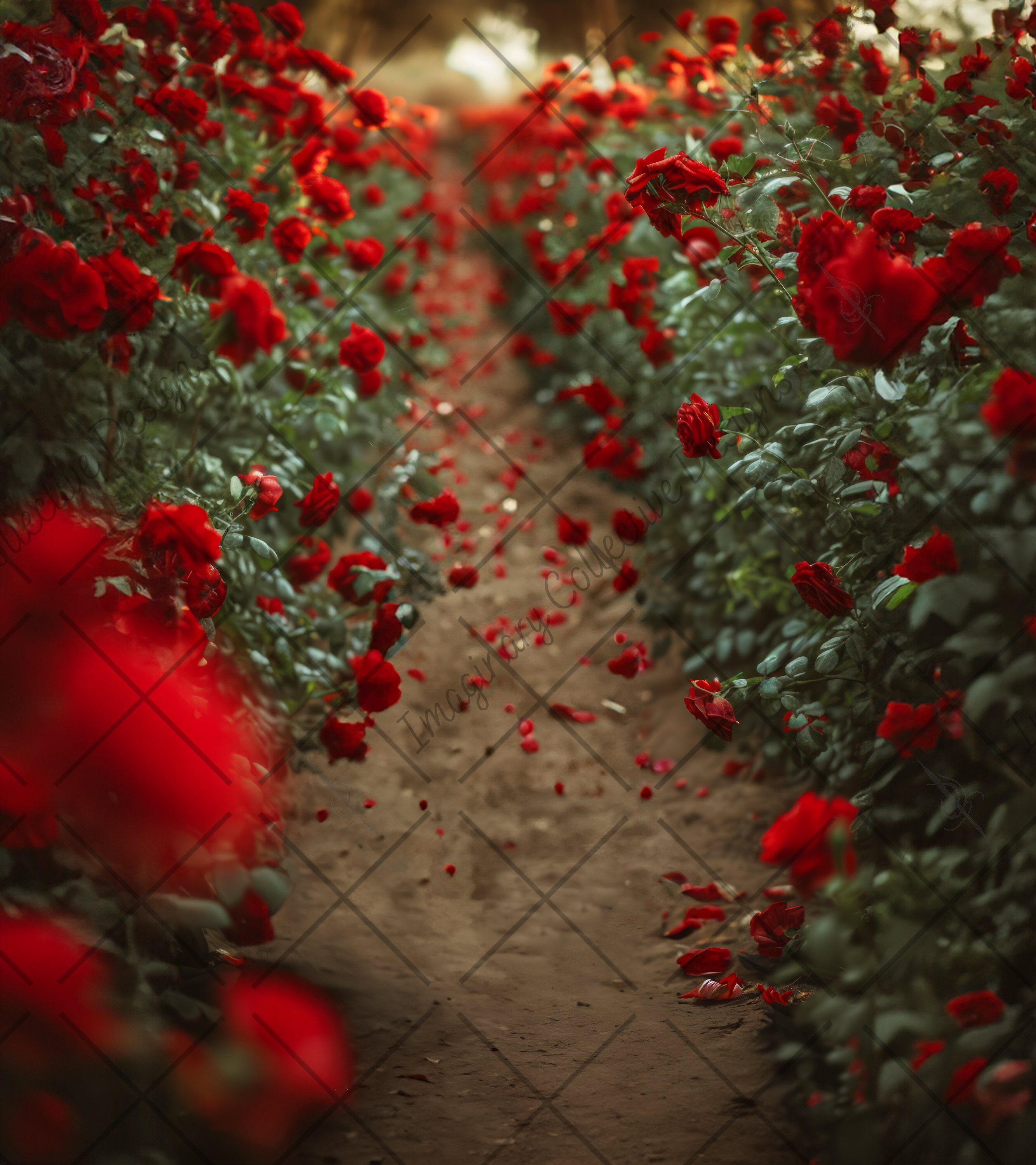 Red Roses Digital Background: Create Stunning Photo Compositions With ...
