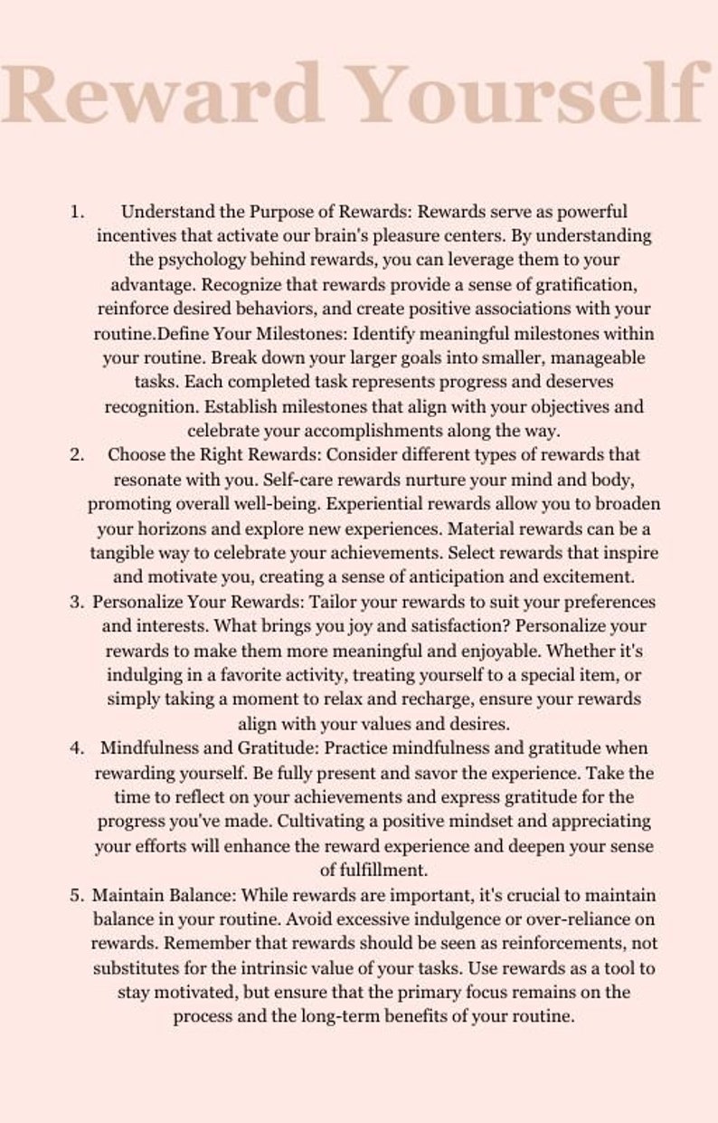 Daily Routine Guide Fitness Guide Sleeping Routine Healthy Eating - Etsy