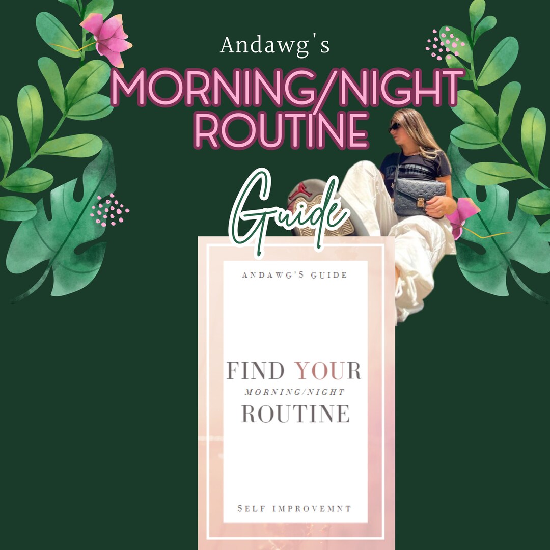 Daily Routine Guide Fitness Guide Sleeping Routine Healthy Eating - Etsy