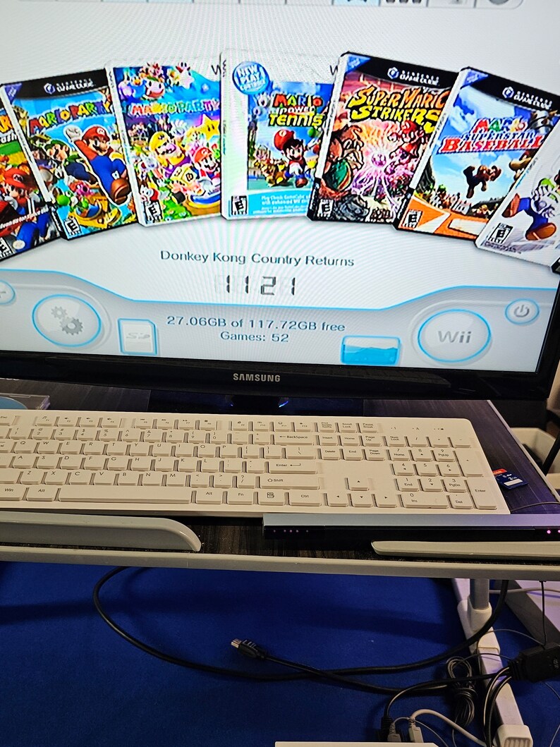 Modded Wii Console / Black. Play Your Favorite Wii & Gamecube Titles ...