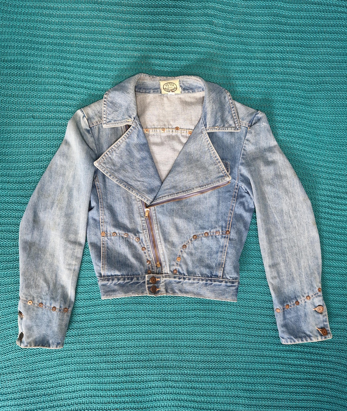 1980s 'peter Golding' Rare Designer Vintage Cropped - Etsy