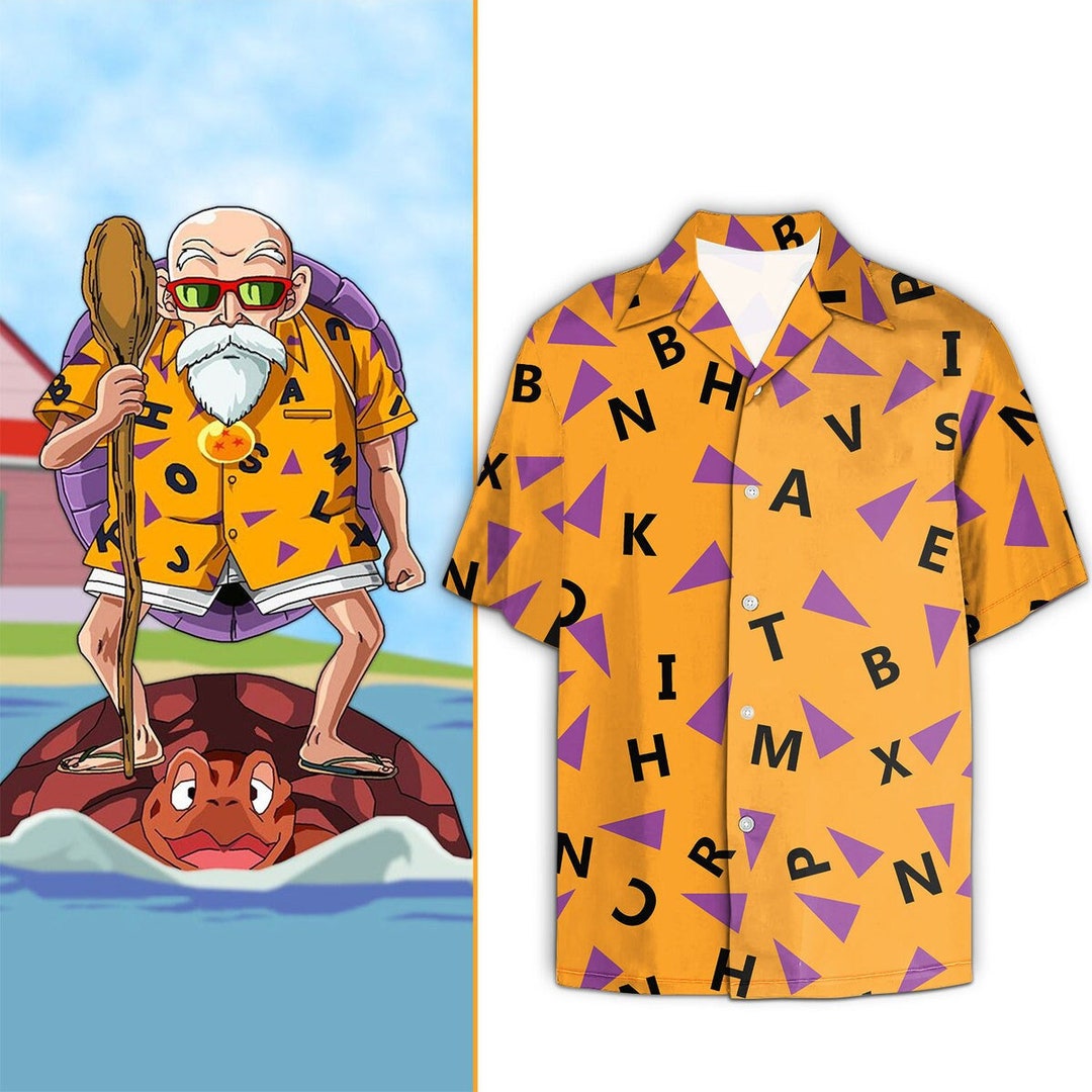 Master Roshi Hawaii Shirt Dragon Ball Hawaii Jersey All Size - Etsy