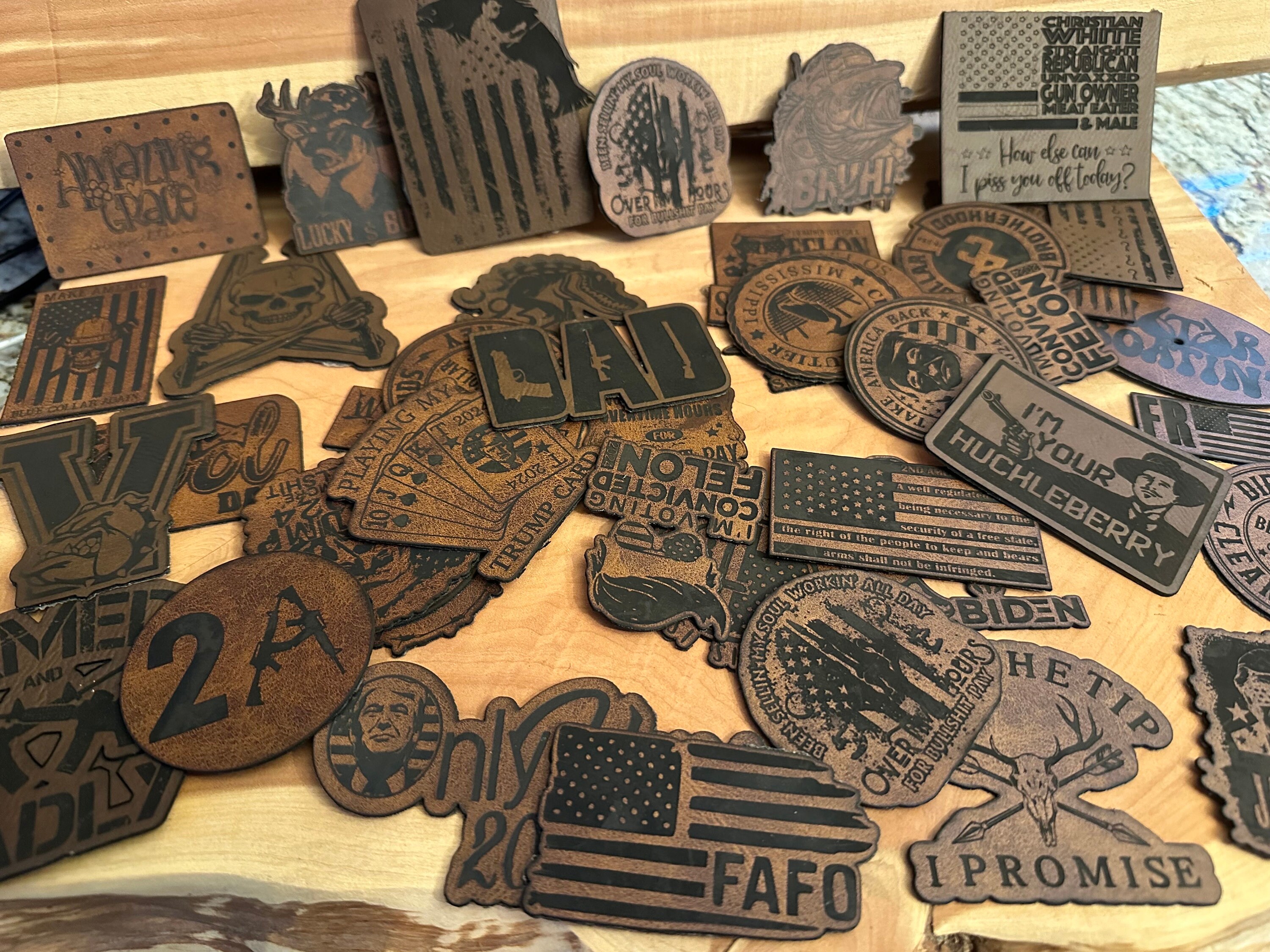 Custom Leather Patches - Etsy