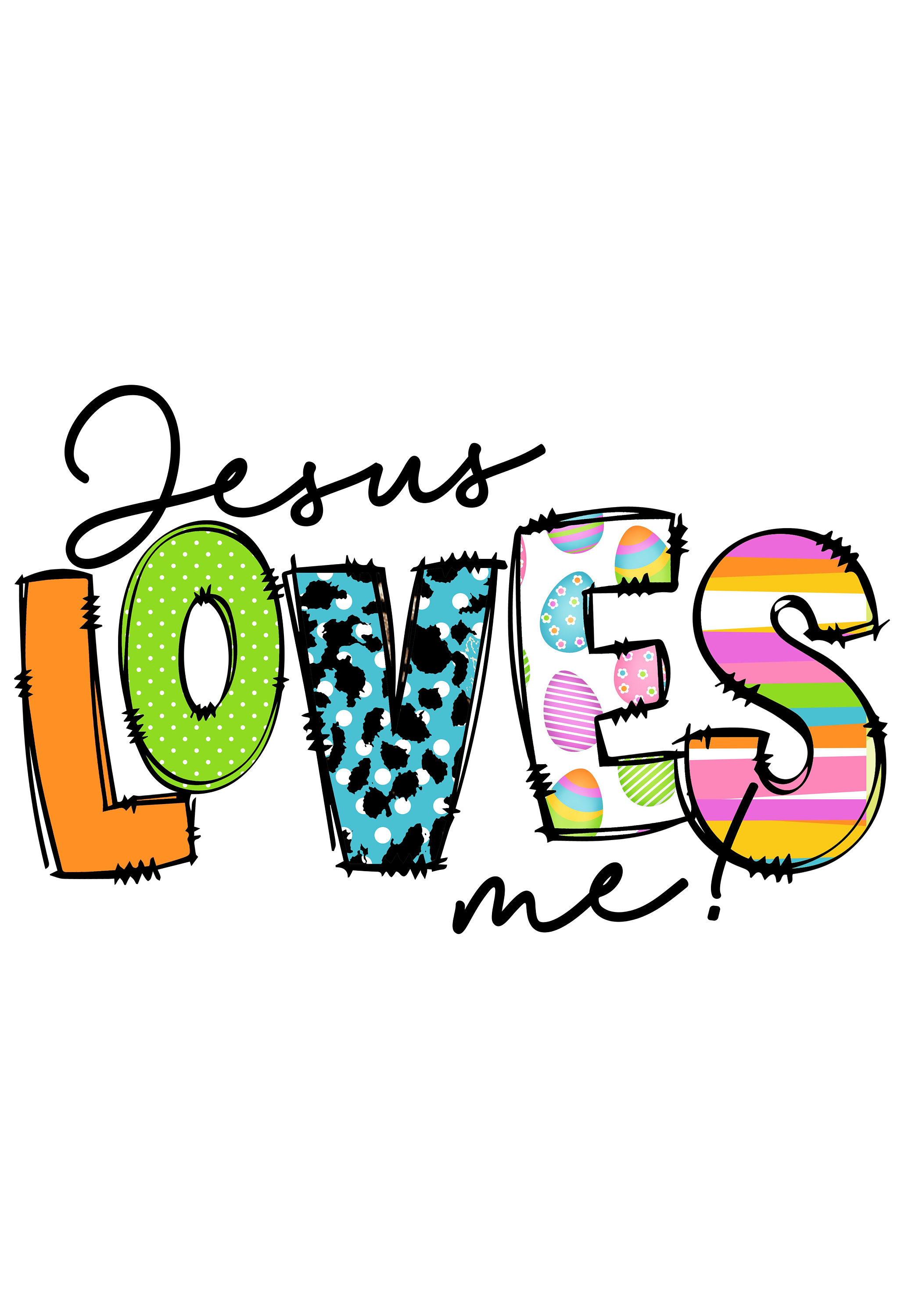 Jesus Loves Me Easter Etsy