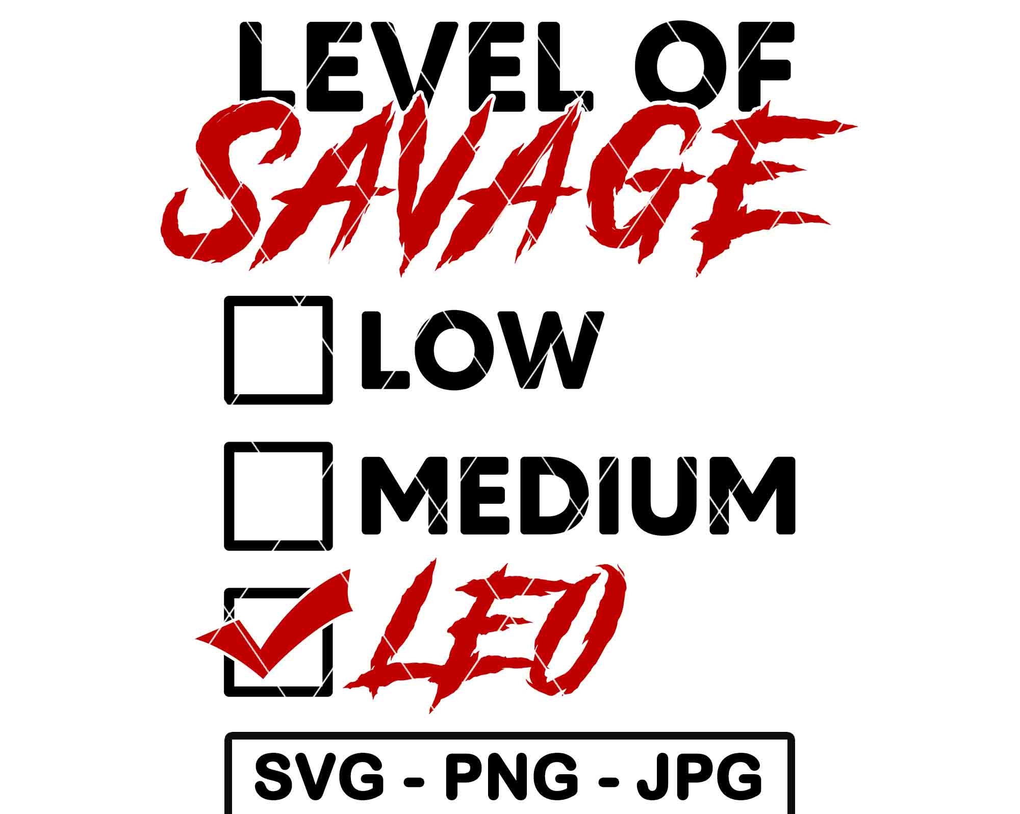 Savage Level Leo SVG Zodiac Characteristics Check Box Astrology Humor ...