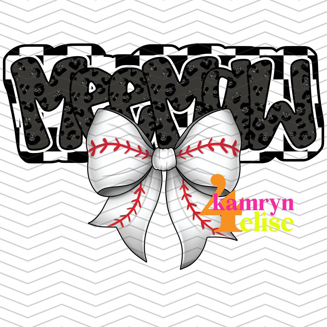 Black Baseball Meemaw PNG, Gameday, Glitter, PNG, Team Spirit, Game Day ...