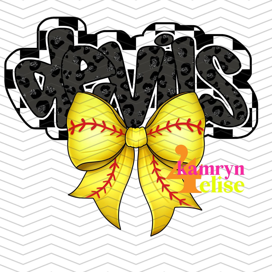 Black, Red, White Softball Devils PNG, Gameday, Glitter, Team Spirit ...