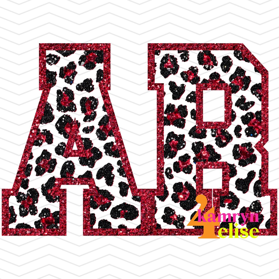 Glitter and Leopard Arkansas PNG, Razorback, University of Arkansas ...