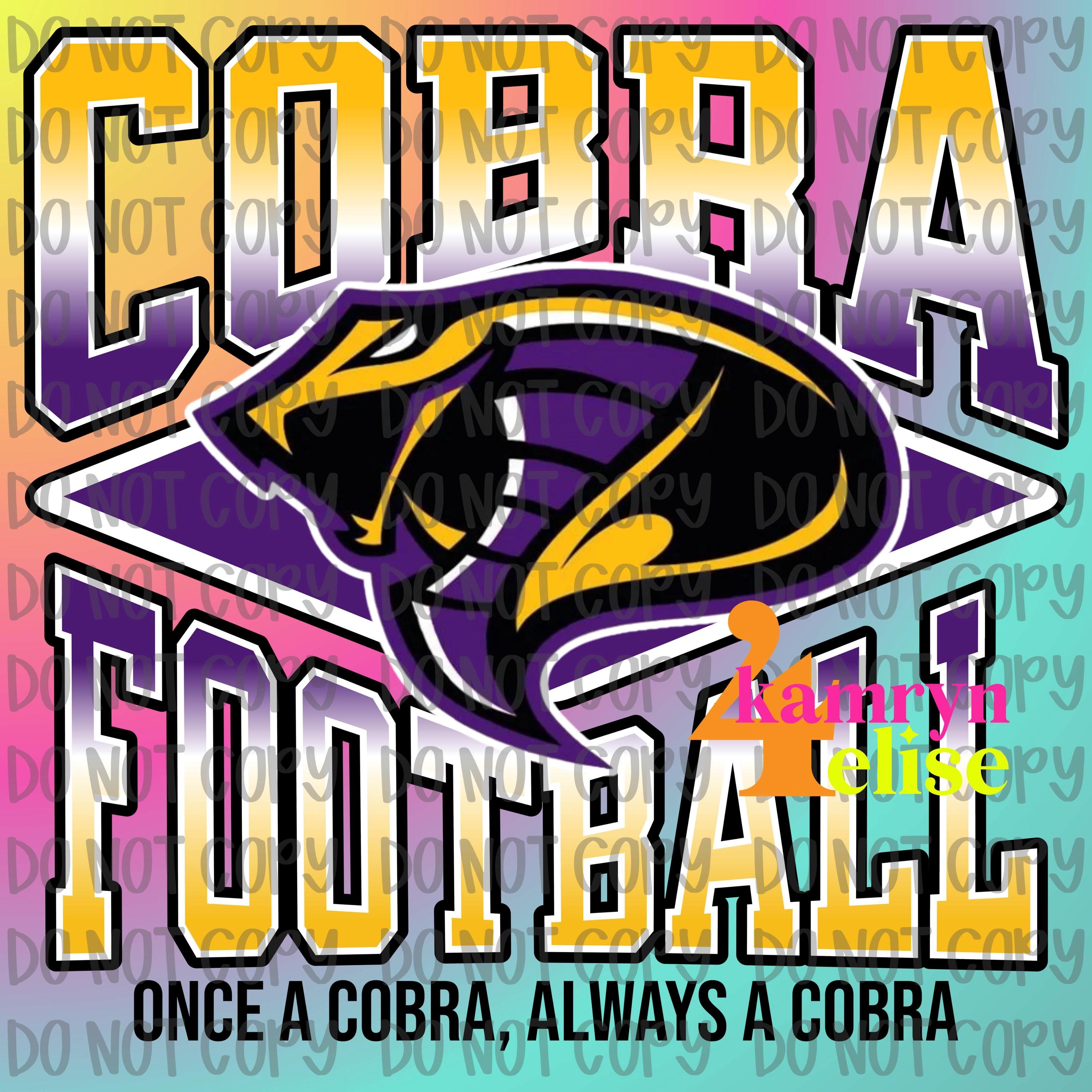 Cobra Football PNG | Mascot Sports Team | School Spirit PNG | Game Day ...