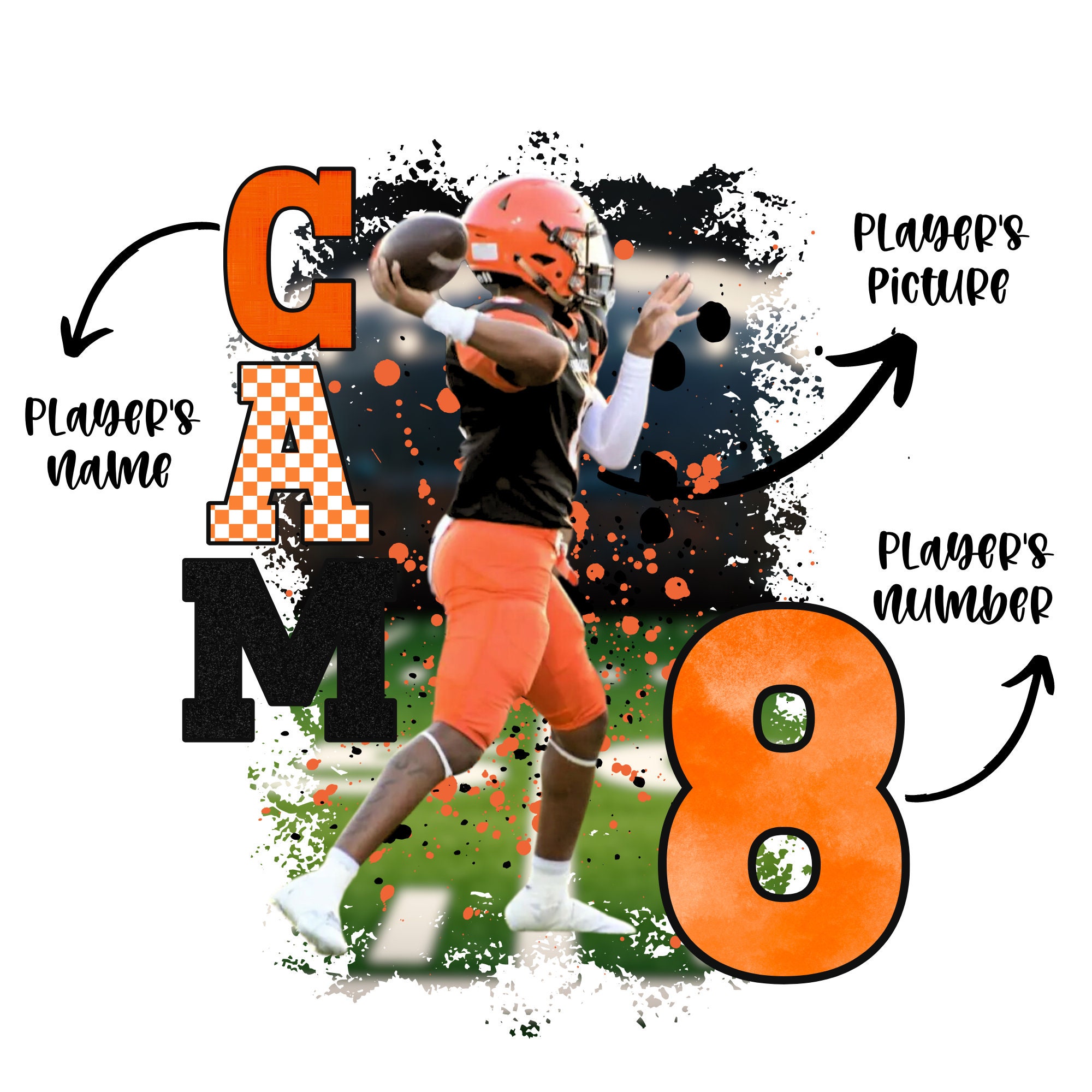 Custom Football Png, Custom Football Design, Custom Football Parents ...