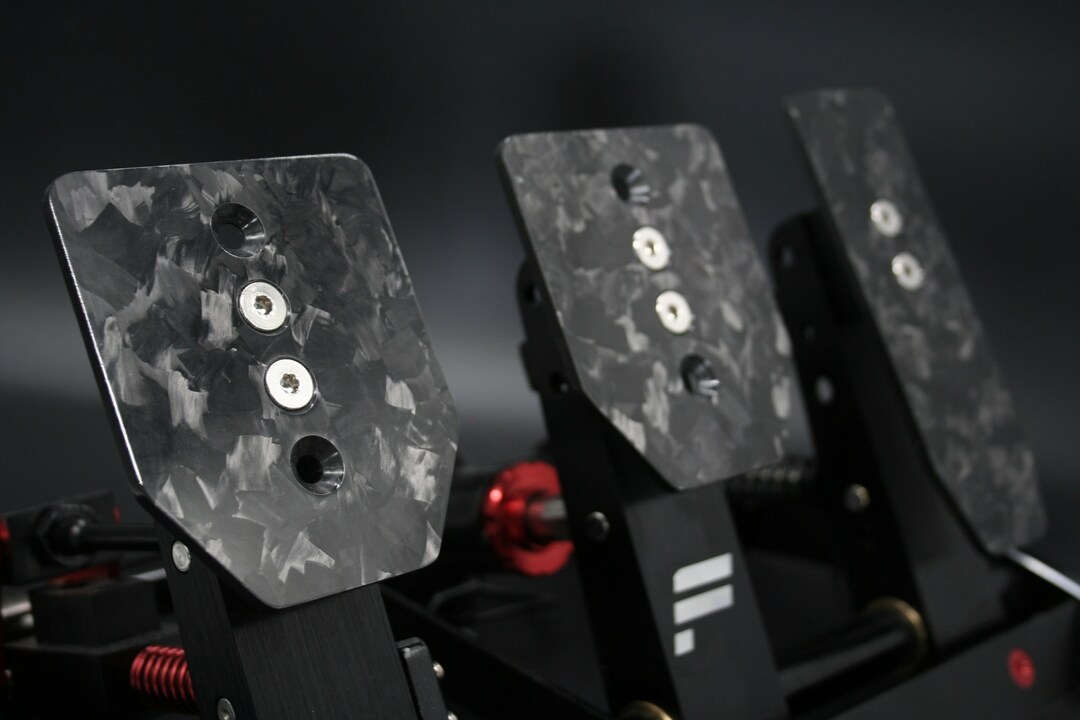 Genuine Forged Carbon Fibre Pedal Plates Tuning Kit for Fanatec ...