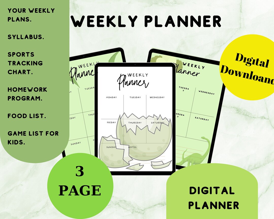 Weekly Daily Chore Chart for Kids Responsibility Chart Homeschool My ...