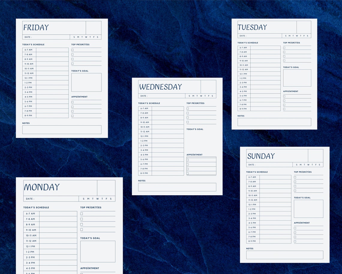 Weekly Daily Chore Chart for Kids Responsibility Chart Homeschool My ...