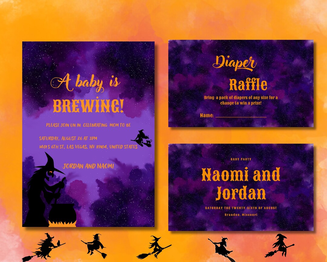 EDITABLE Halloween Invitation Template , Printable Halloween Invitation ...