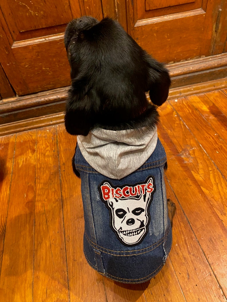 Biscuits Punk Rock Dog Embroidered Patch - Etsy