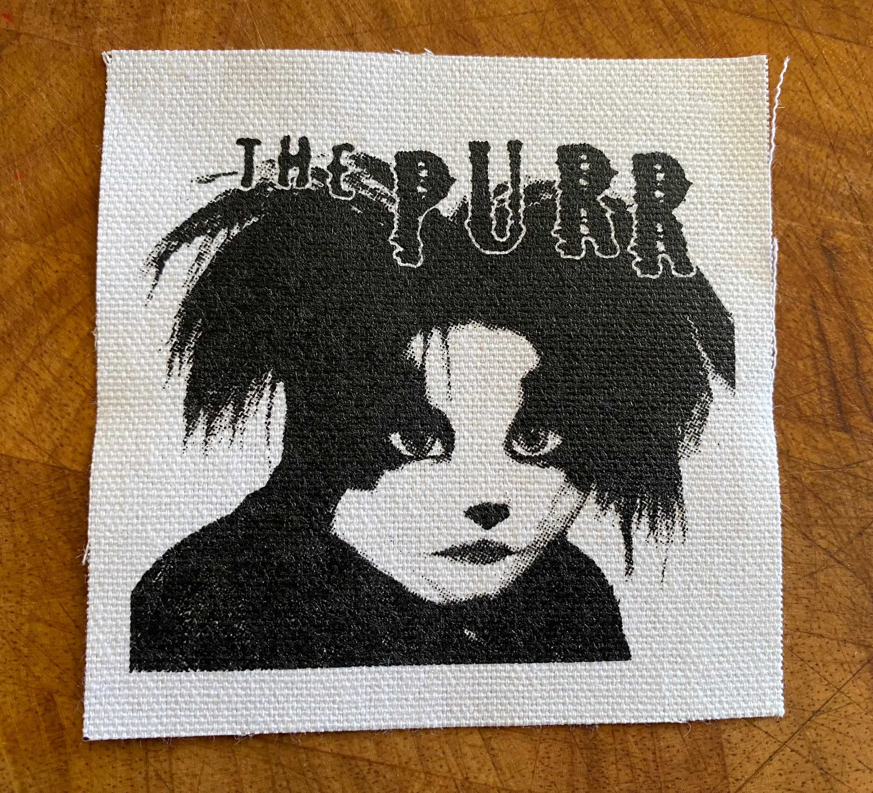 The Purr Punk Rock Dog Cat Canvas Patch - Etsy
