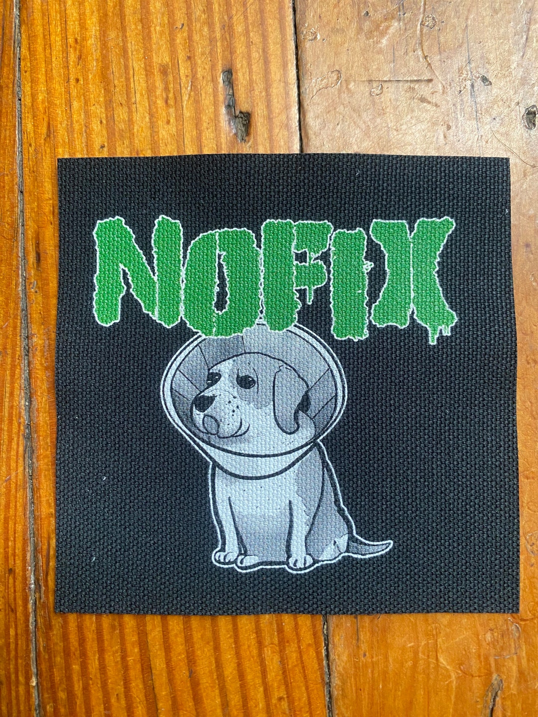 NOFIX Punk Rock Dog Canvas Patch - Etsy