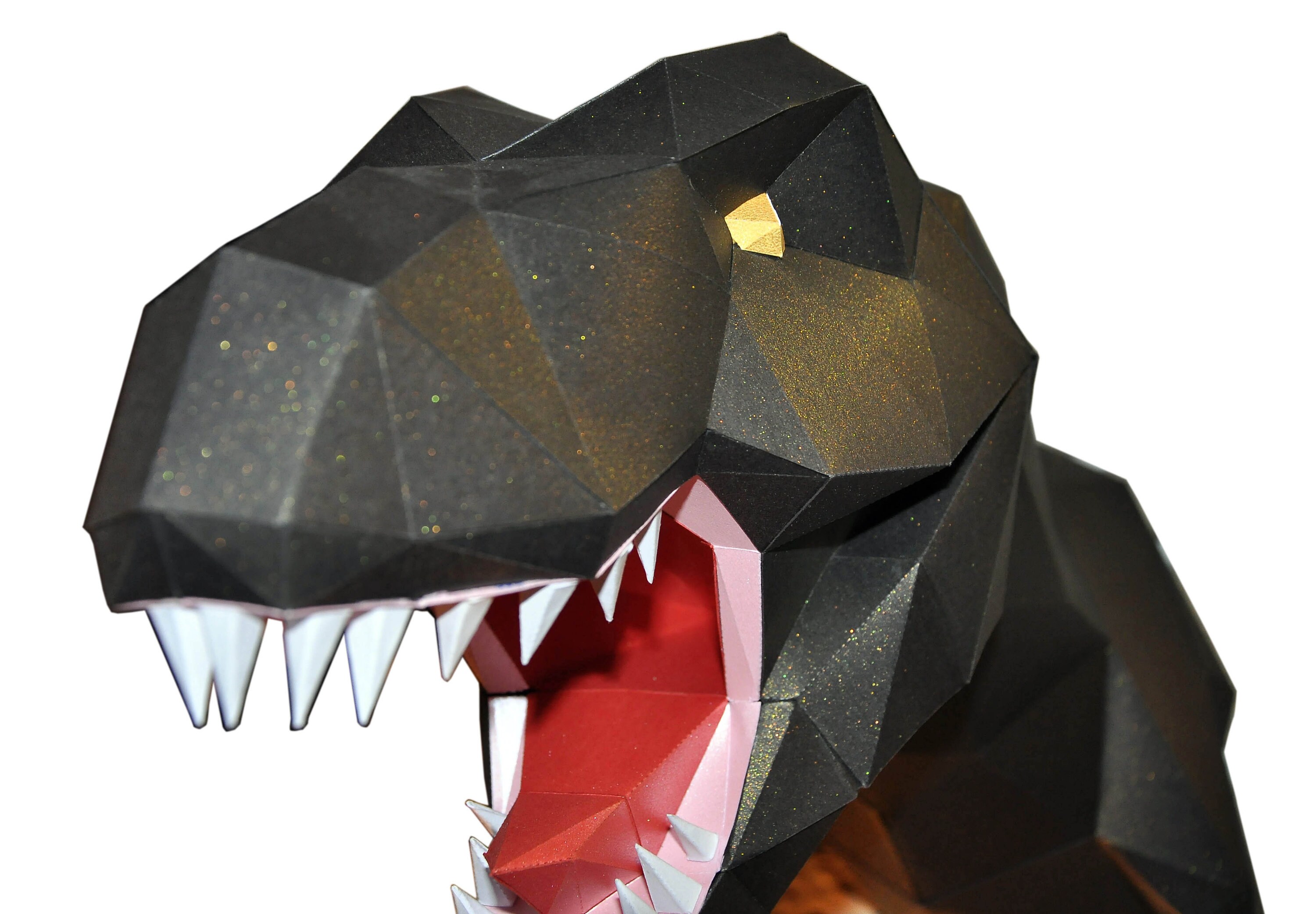 Dinosaur Papercraft PRE CUT Kit Wall Mount DIY Kit for - Etsy Canada