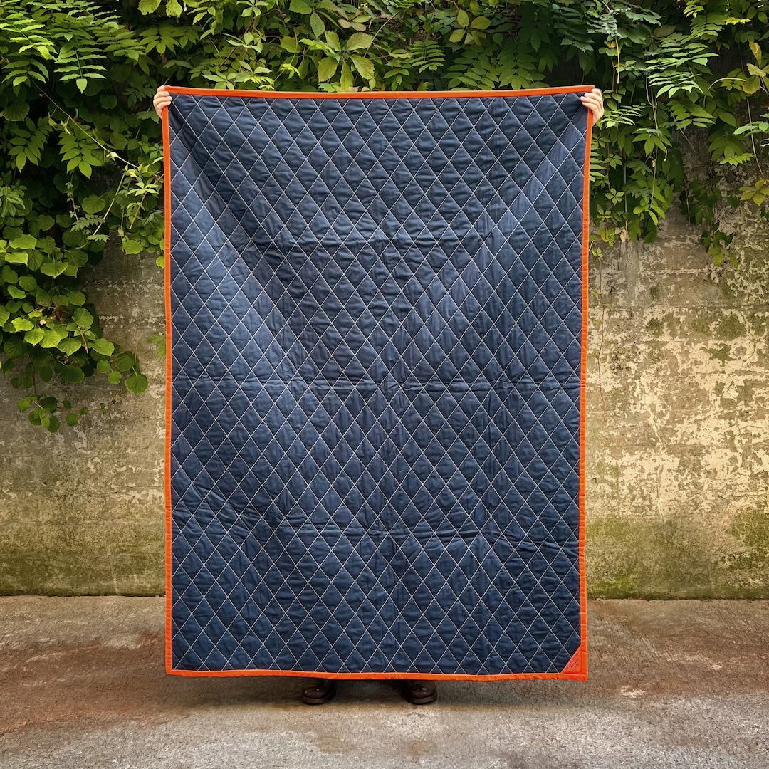 Modern Quilt Blanket - Fin De Bail Moving Blanket Inspired Quilt - Etsy