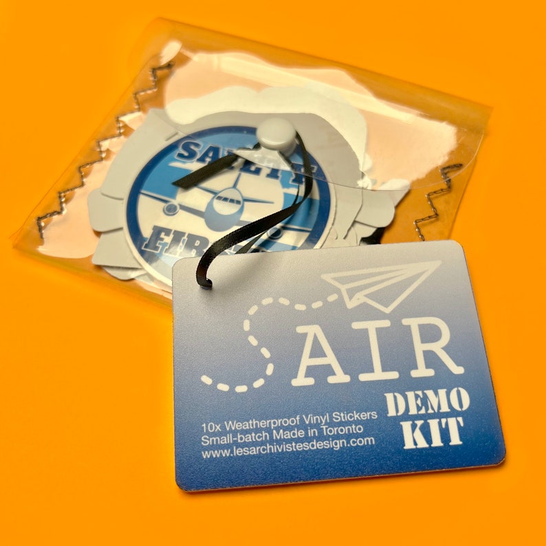 Airline Safety Equipment Vinyl Sticker Pack Weatherproof Stickers for ...