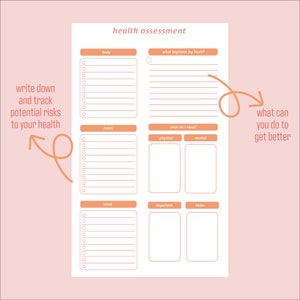 Wellness Planner | Wellness Journal | Wellness Workbook | Planner ...