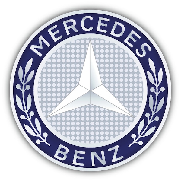 Mercedes Logo Decal - Etsy