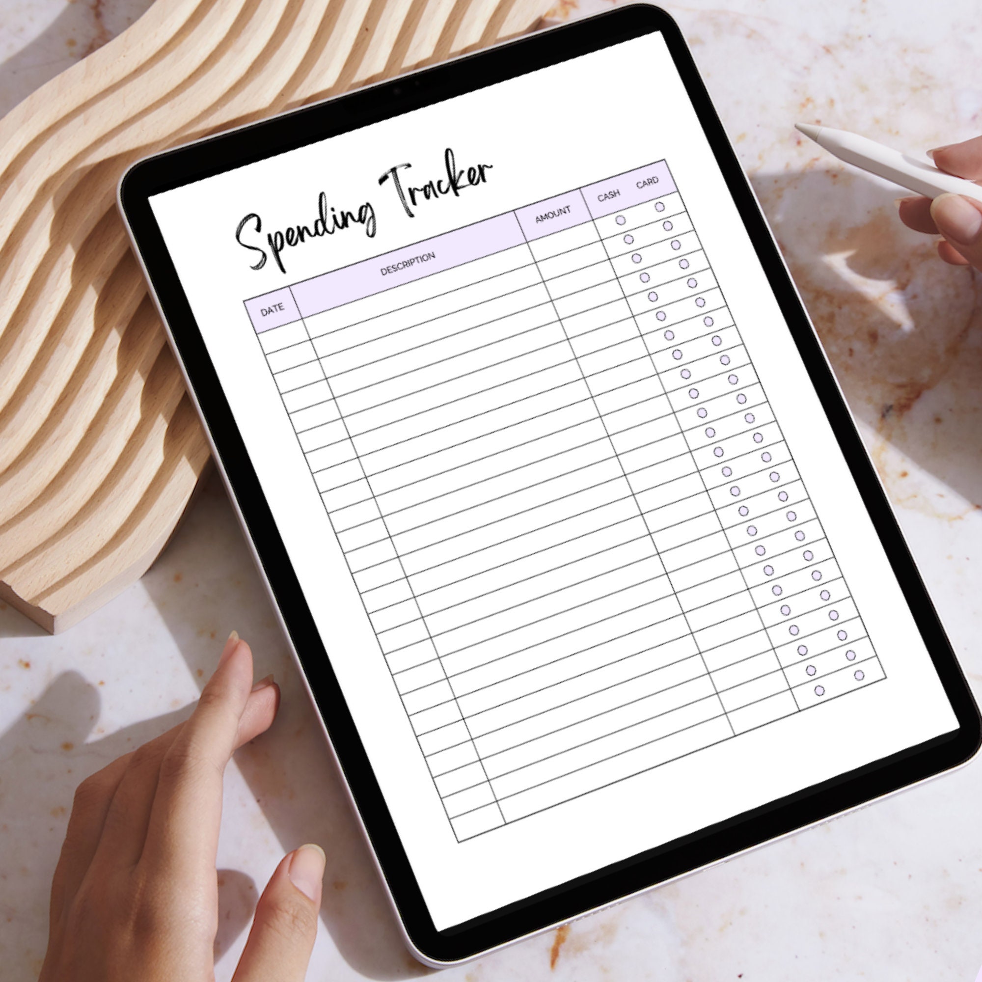 Spending Tracker Digital Download Printable PDF, Expense Tracker ...