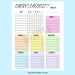 Chores Checklist, Cleaning Checklist, Digital Download Printable PDF ...