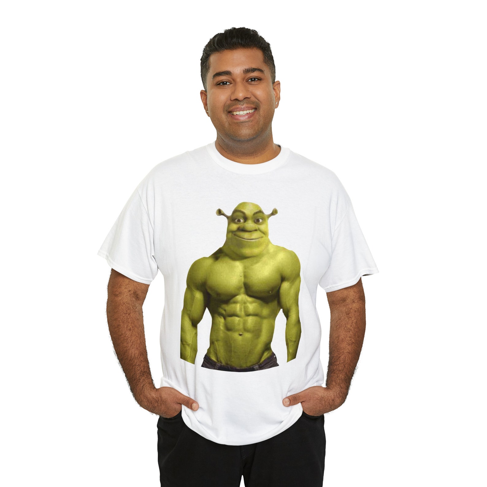 Buff Daddy Shrek Tee - Etsy