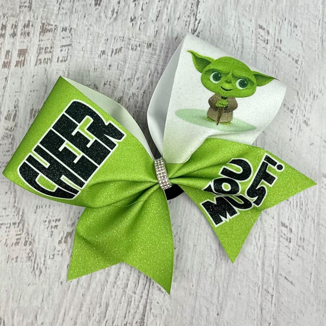 Cheer You Must Cheer Bow- Sublimated Cheer Bow - Etsy