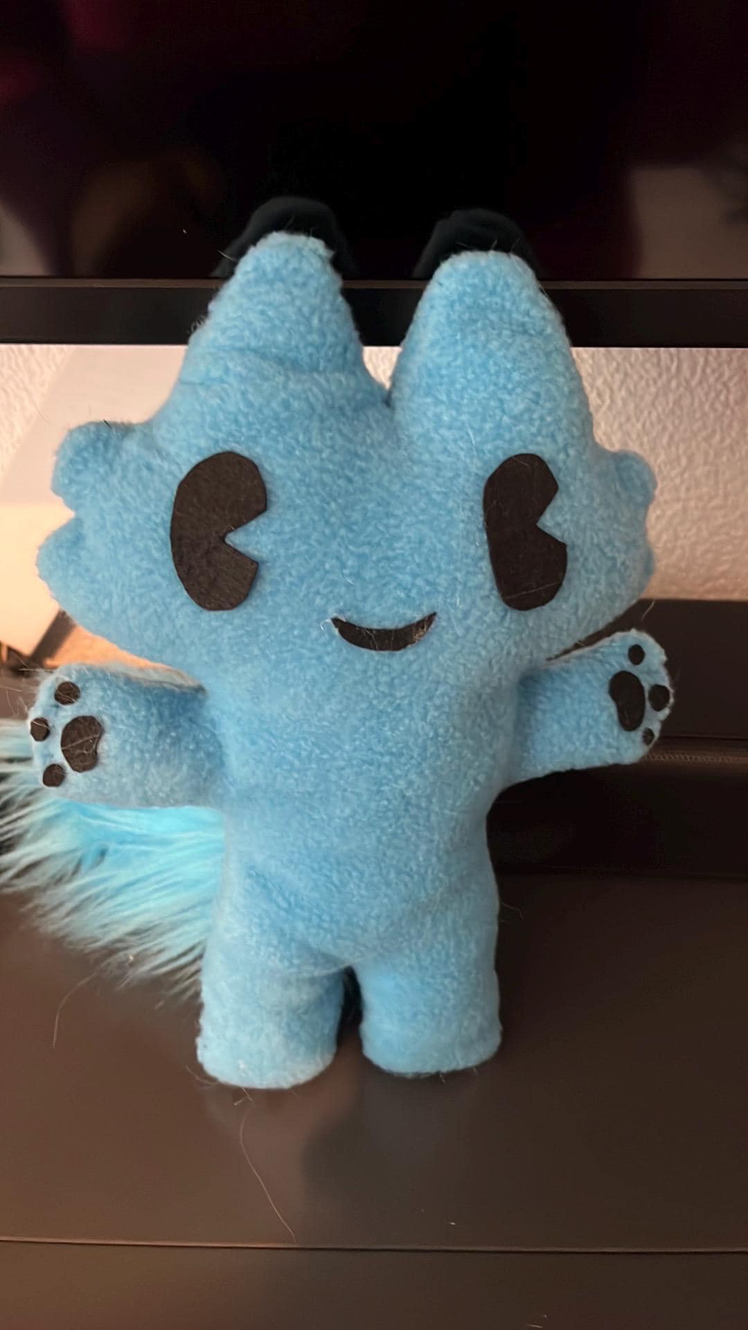 Blue Cat Furry Fandom Plushie - Etsy