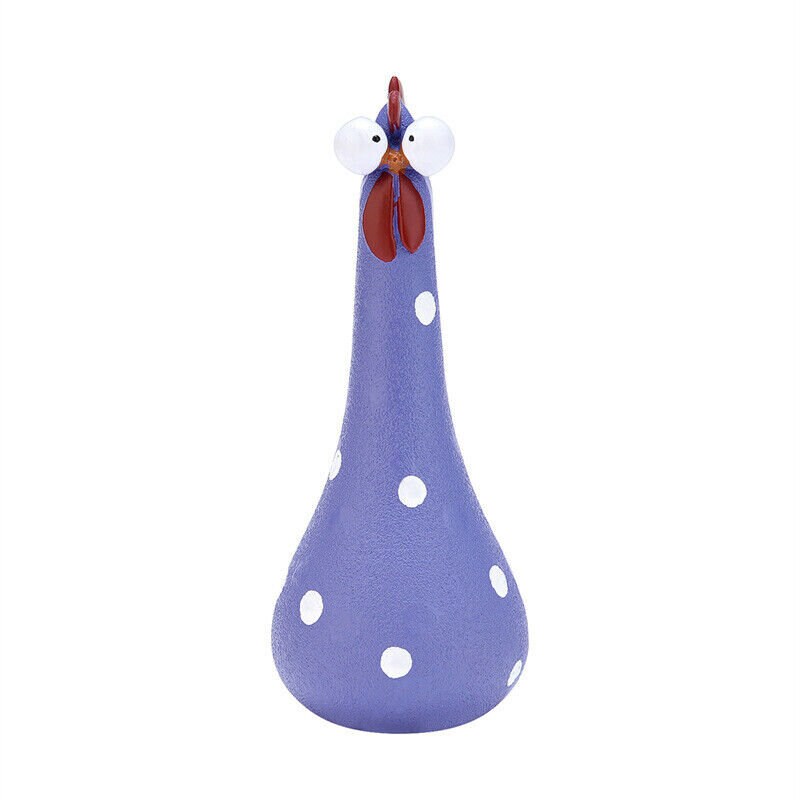 20CM Silly Chicken Statues - Long Neck Chicken Decor Ornament - Outdoor ...