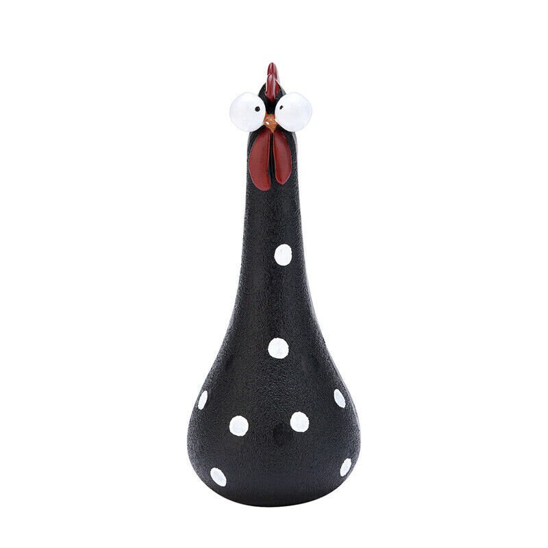 20CM Silly Chicken Statues - Long Neck Chicken Decor Ornament - Outdoor ...
