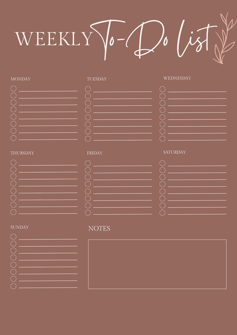 Boho Daily Routine Guide - Digital Download - Etsy