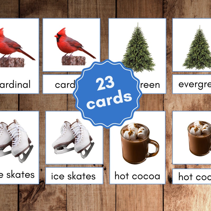 Winter Three Part Card - Etsy UK