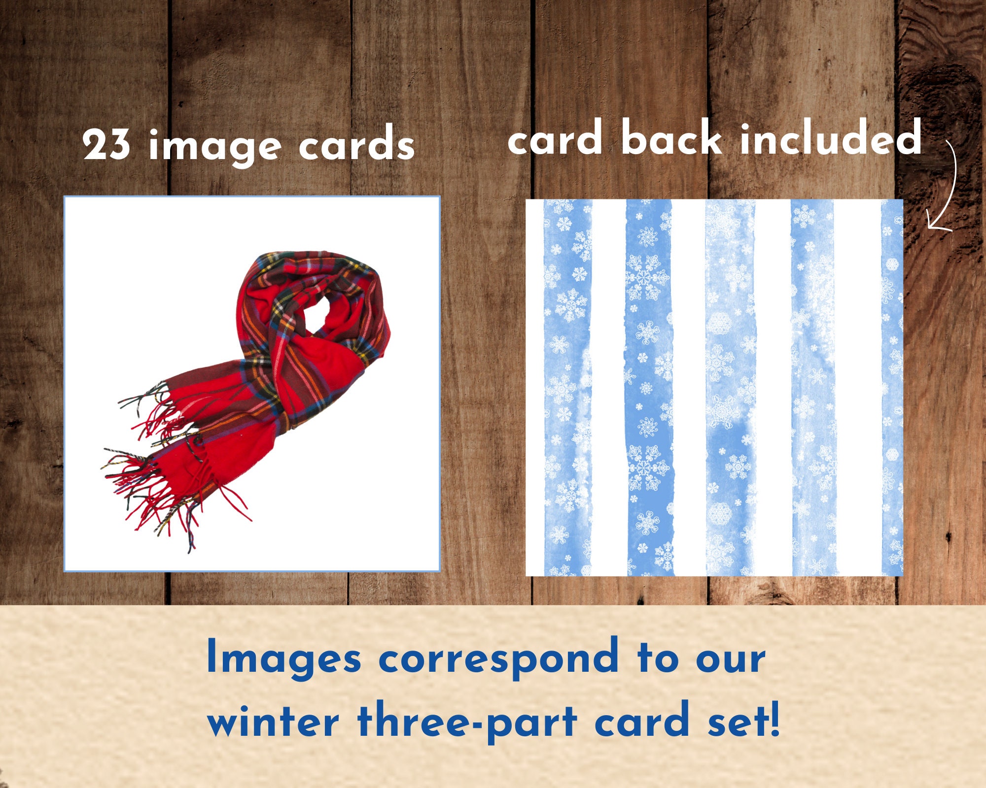 Printable Winter Memory Game Matching Game Winter Real Images ...