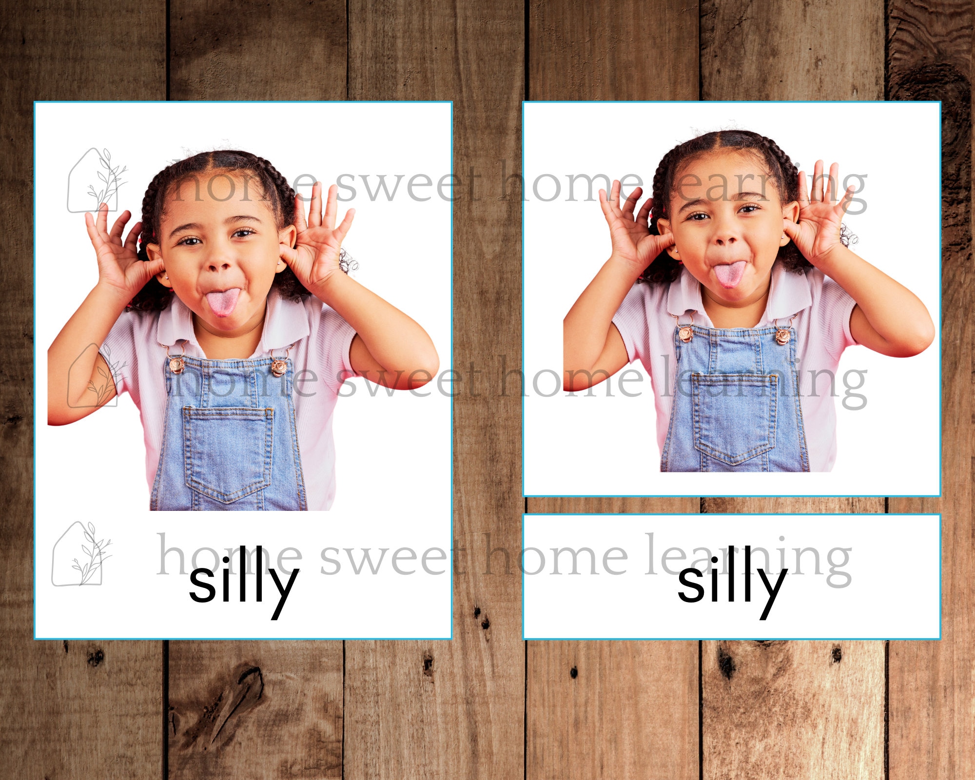 Three-part Cards Emotions Nomenclature Cards Real Pictures Printable ...