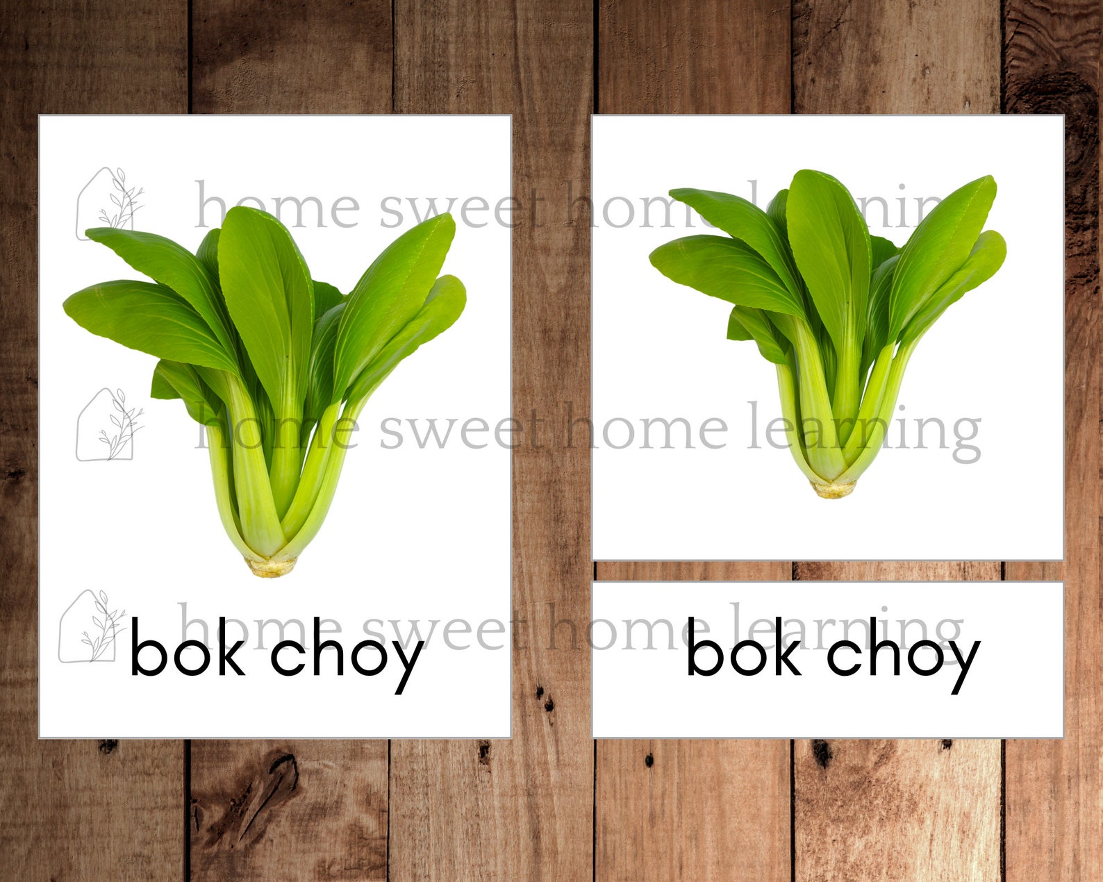 Vegetable Montessori Cards: Real Pictures, Toddler Learning (PDF) - Etsy
