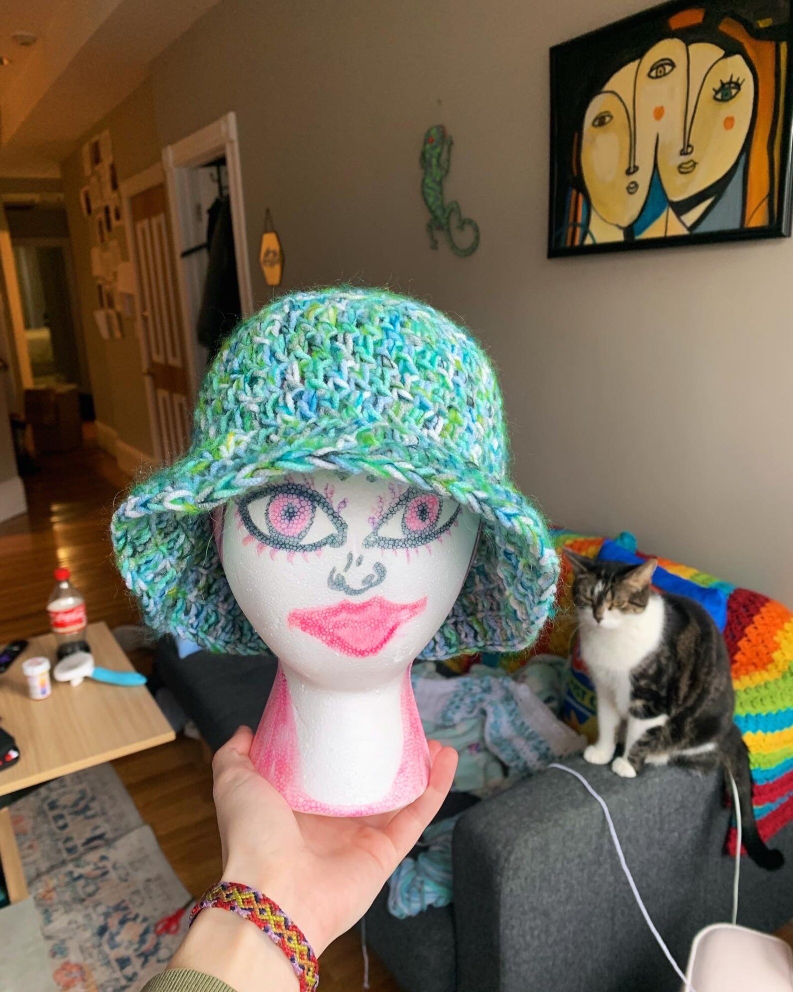 Fuzzy Bucket Hat - Etsy
