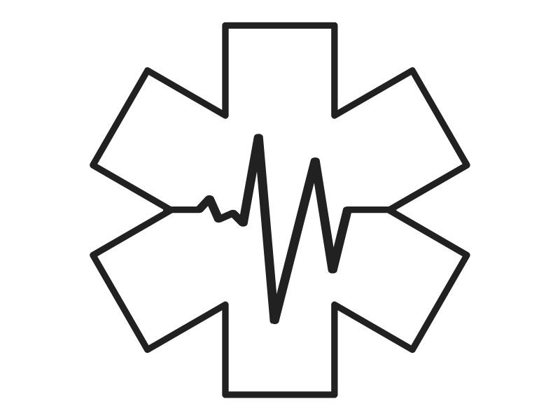 EMS Star of Life SVG - Etsy