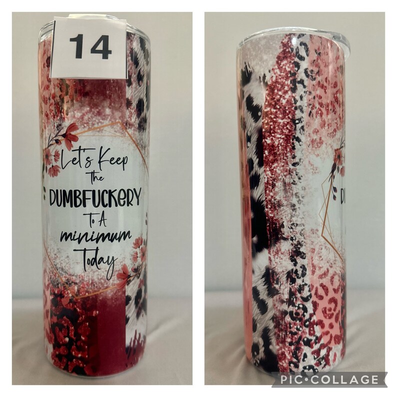 20 Oz Skinny Tumbler Message Me With # for Purchase - Etsy