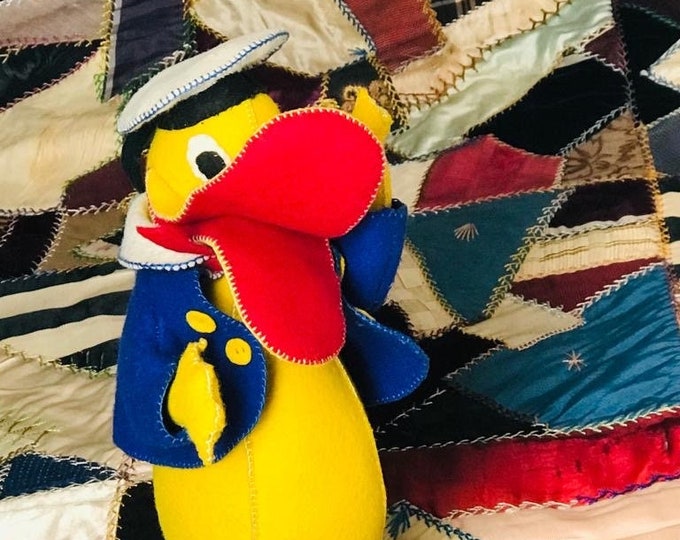 A Very Rare Vintage Toy Donald Duck Doll in Felt. (1940-1950) - Etsy