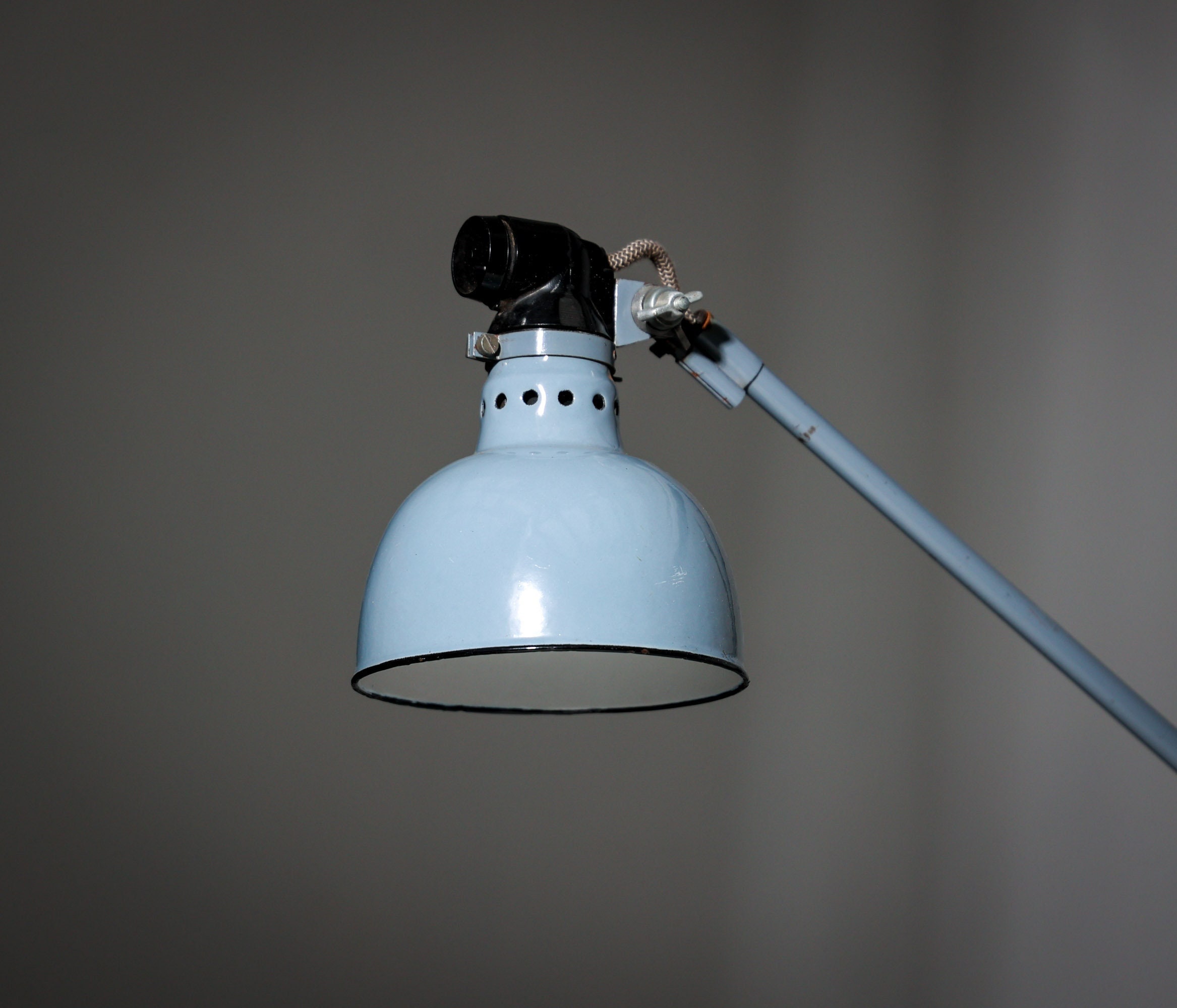 Vintage Ernst Rademacher Germany Architects Desk Lamp 1930’s Enamel ...