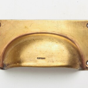 Vintage 1920-30 Drawer Pulls - Copper With Gilded Brass Finish - Etsy
