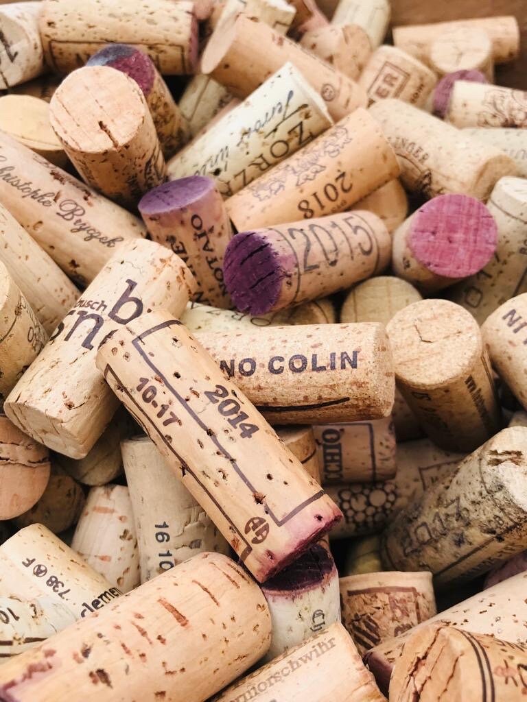 Vintage Wine Corks in a Gift Box Used Natural Cork Recycled - Etsy