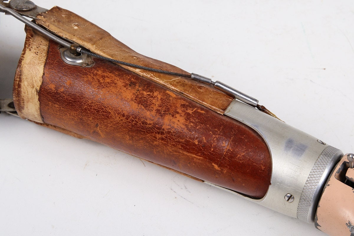 Vintage Prosthetic Arm, Male, Metal Leather, Steampunk - Etsy