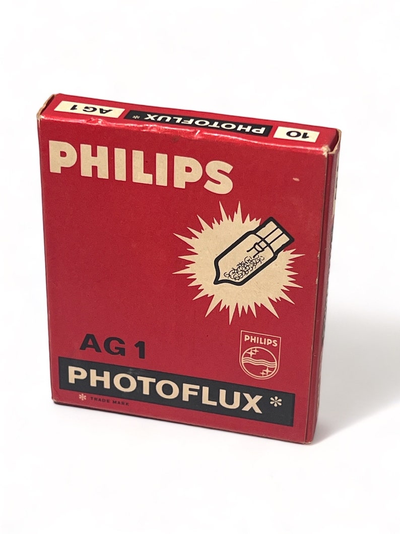 Vintage Philips Photoflux, FLASH BULBS AG1B, 10 Pcs Pack - Etsy